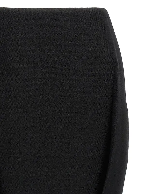 Prada Stuoia Old Wool Skirt