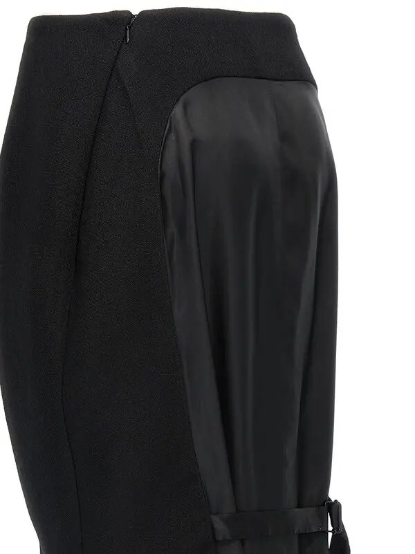 Prada Stuoia Old Wool Skirt
