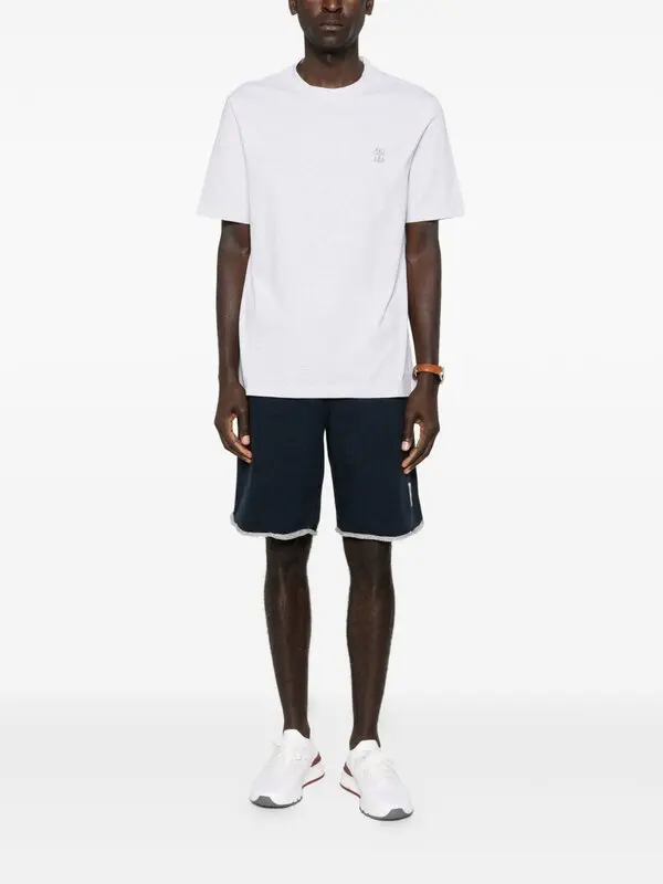 Brunello Cucinelli Logo Cotton T-shirt