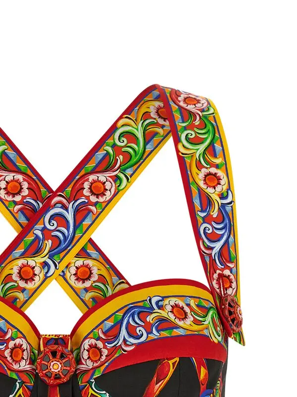 Dolce & Gabbana Carretto' Bustier Top