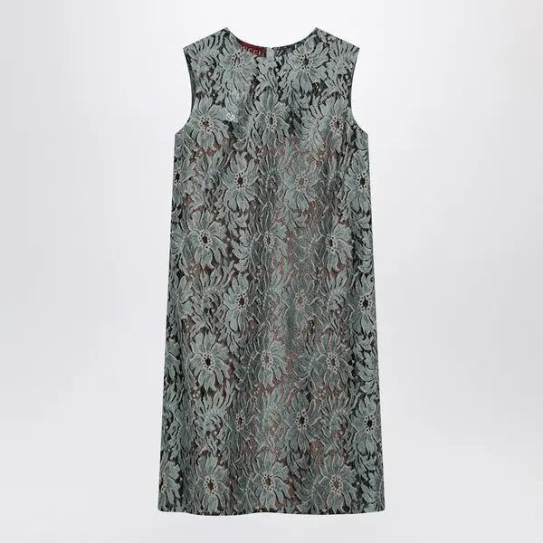 Gucci Sage Floral Lace Dress - Green