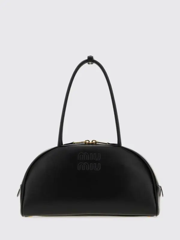 Miu Miu Leather Shoulder Bag - Black