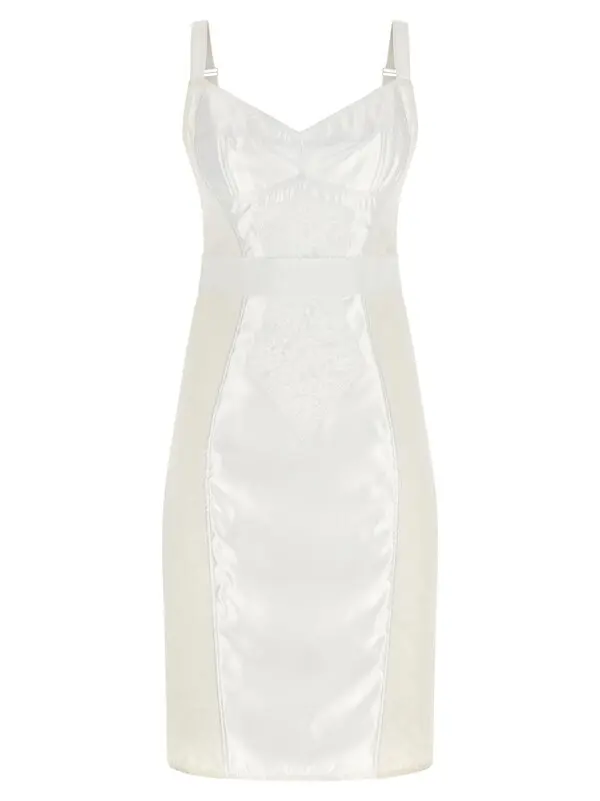 Dolce & Gabbana Corsetry Dress - White