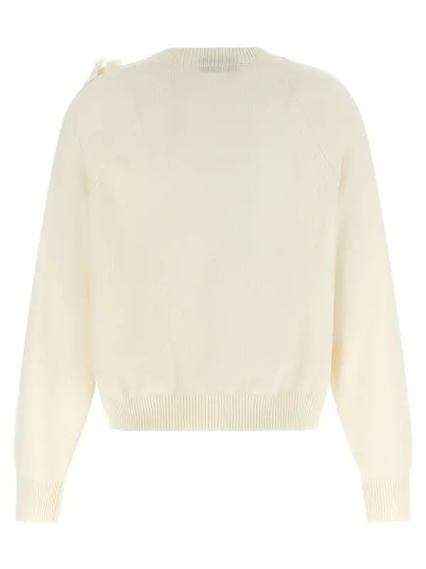 Alberta Ferretti Embroidered Flower Sweater