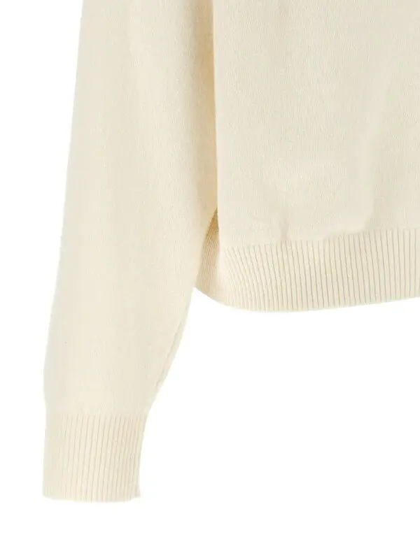 Alberta Ferretti Embroidered Flower Sweater