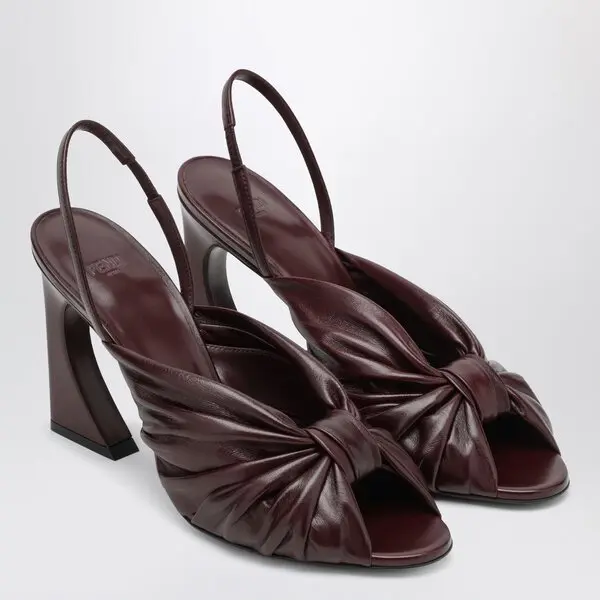 Fendi Arco Slingbacks Plum