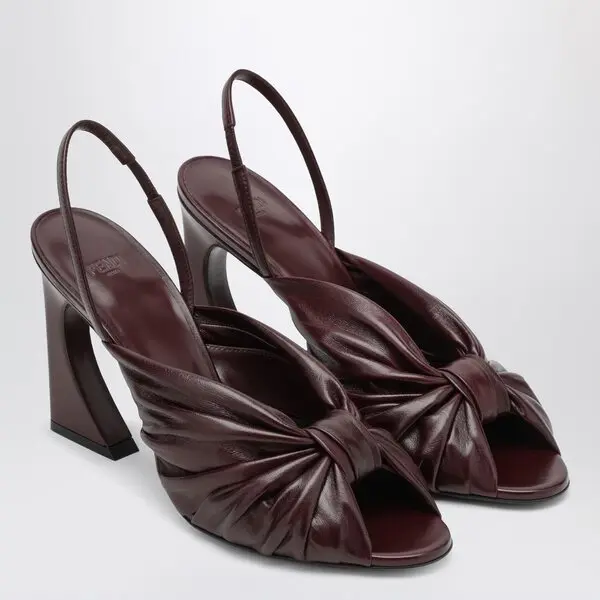 Fendi Arco Slingbacks - Red
