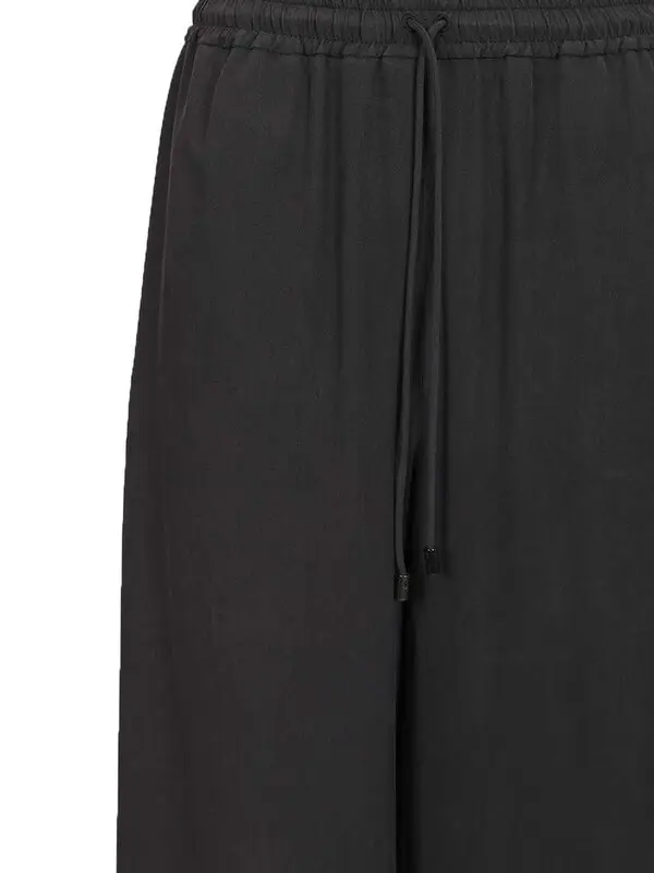Max Mara Wide-leg Washed Silk Trousers