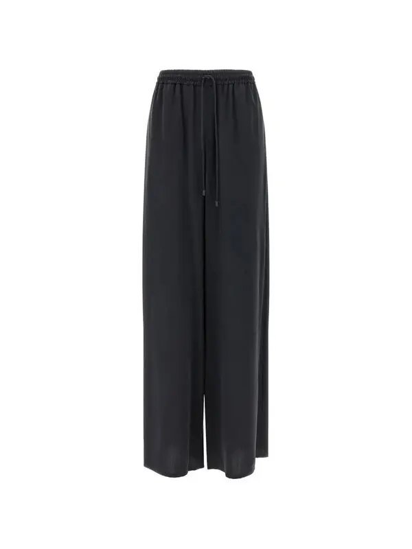 Max Mara Wide-leg Washed Silk Trousers