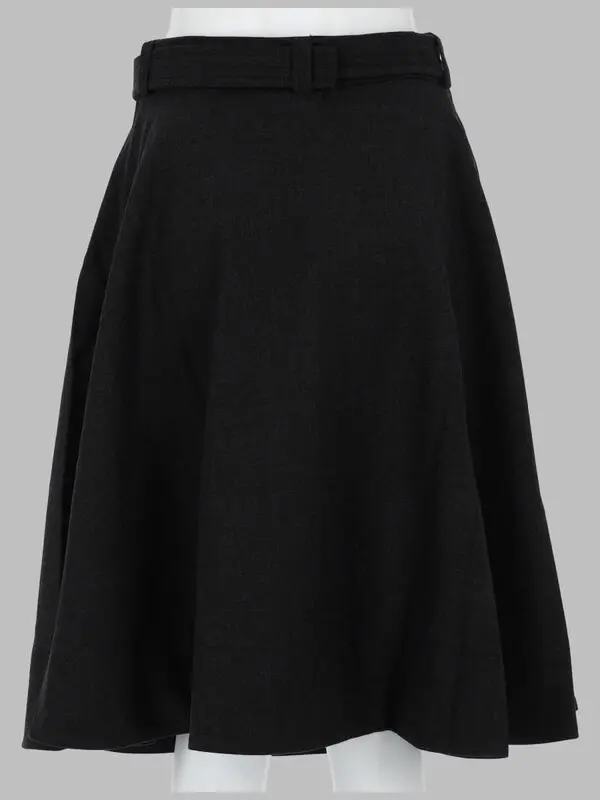 GANNI Gonna Wrap Con Cintura - Black