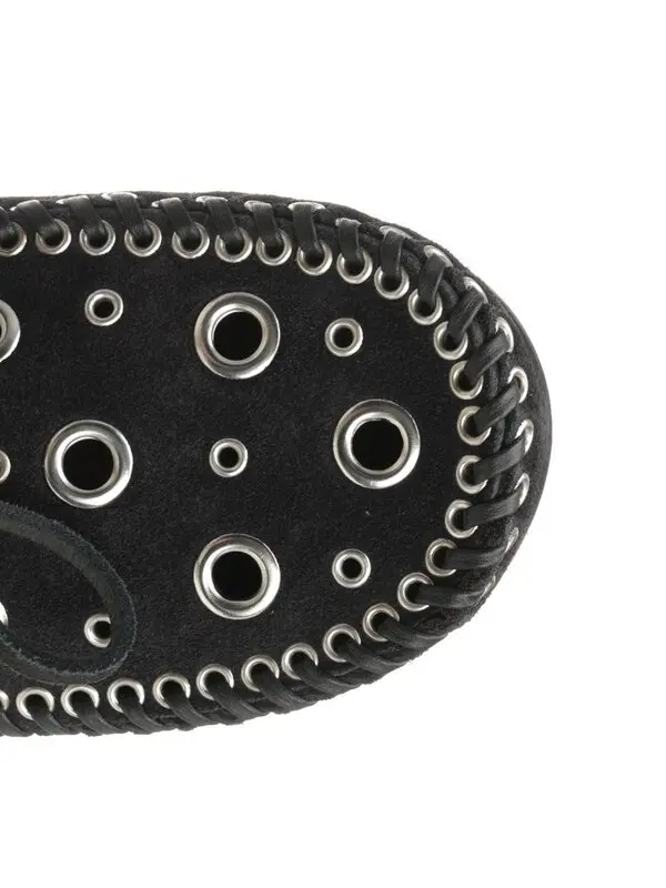 Isabel Marant Étoile Suede Eyelets Moccasin