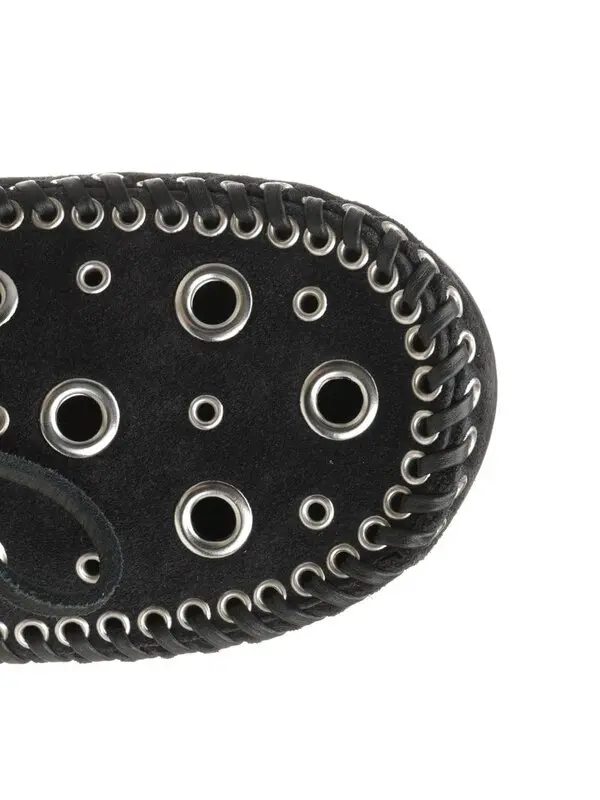 Isabel Marant Étoile Suede Moccasin - Black