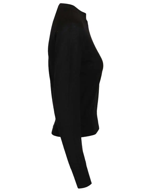 AMI Paris Wool Sweater - Black