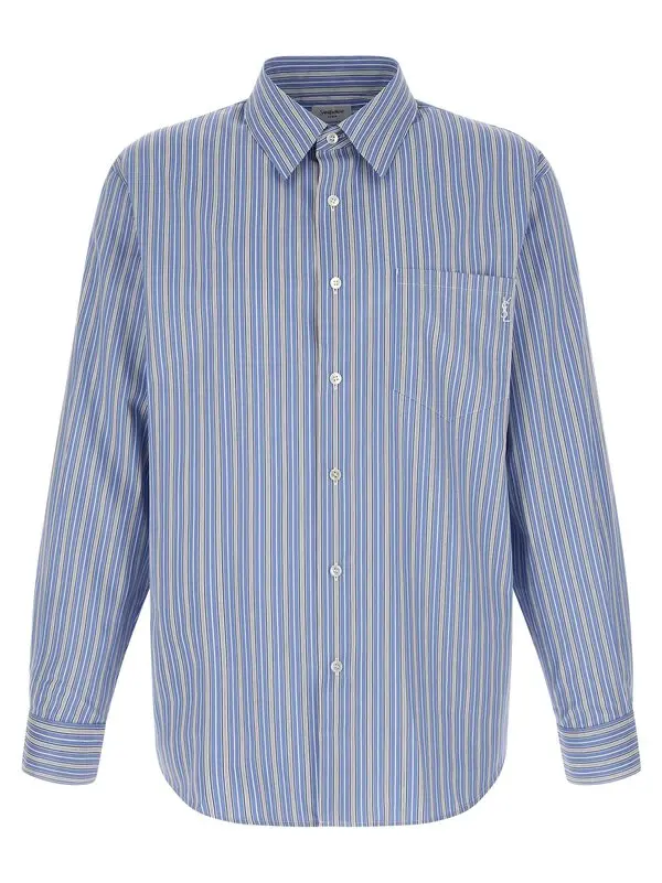 Saint Laurent Cassandre' Shirt - Blue