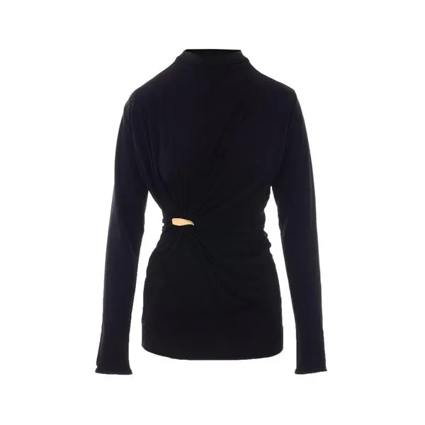 Bottega Veneta Long Sleeves Top - Black