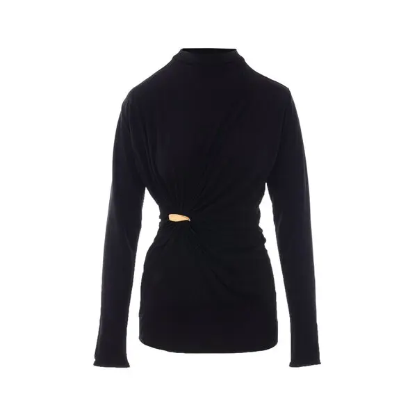 Bottega Veneta Long Sleeves Top - Black