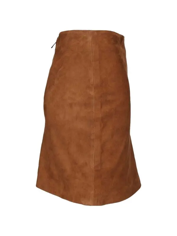 ROTATE BY BIRGER CHRISTENSEN Suede Mini Skirt