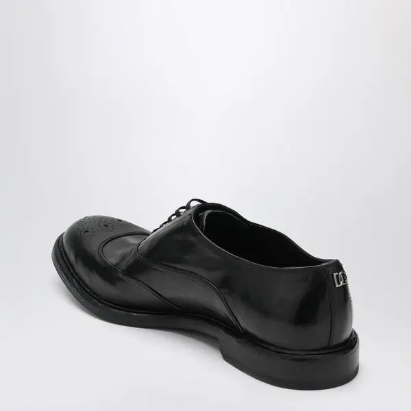 Dolce & Gabbana Washed Calfskin Lace-up Shoe