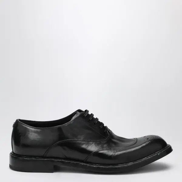 Dolce & Gabbana Calfskin Lace-up Shoes - Black