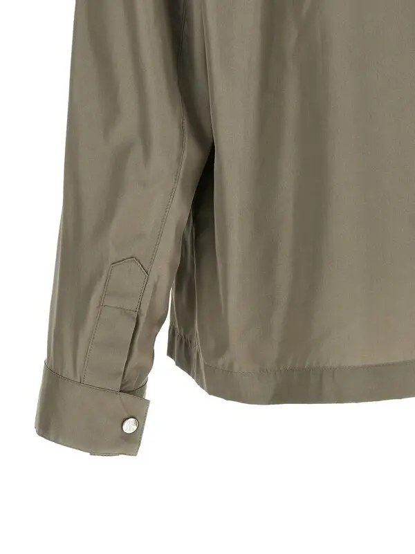 Brunello Cucinelli Membrane Silk Jacket - Green