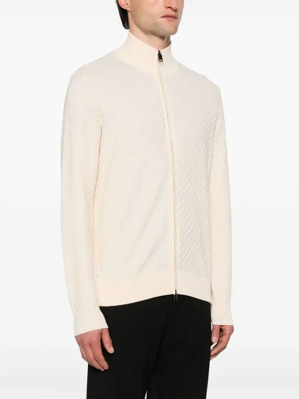 Brioni Zip Up Knitwear - Multicolor
