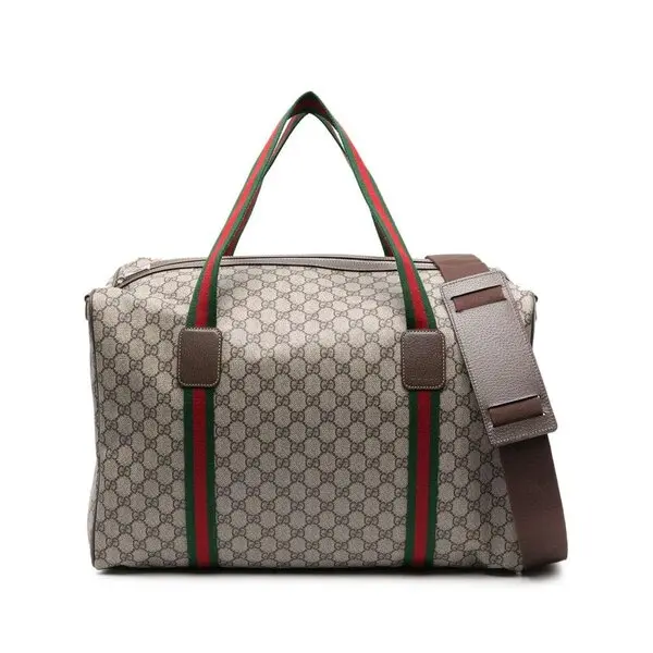 Gucci Neutrals Luggage & Holdalls