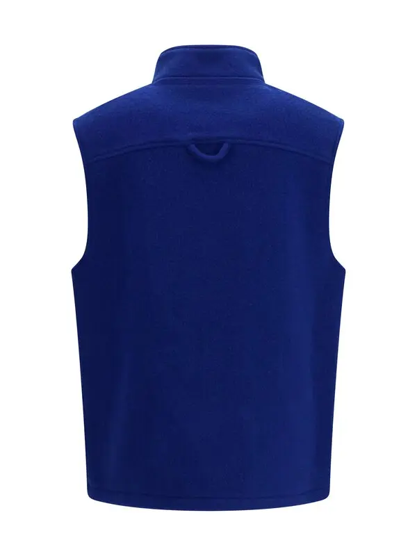 RIER Virgin Wool Vest - Blue