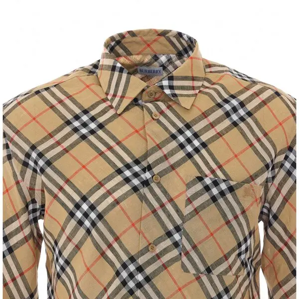 Burberry Check Linen Shirt