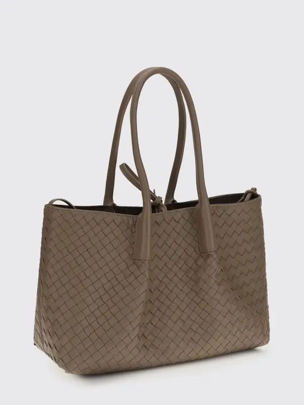 Bottega Veneta Woven Leather Bag - Cream