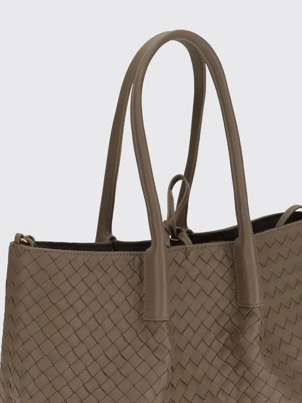 Bottega Veneta Woven Leather Bag - Cream
