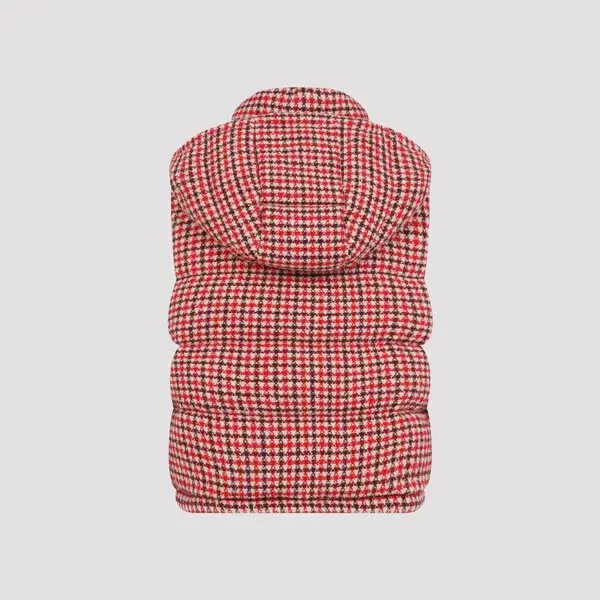 Moncler Padded Vest Jacket - Red
