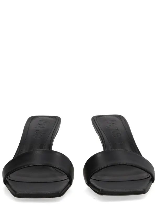 AeydĒ Gilly Leather Sandals - Black