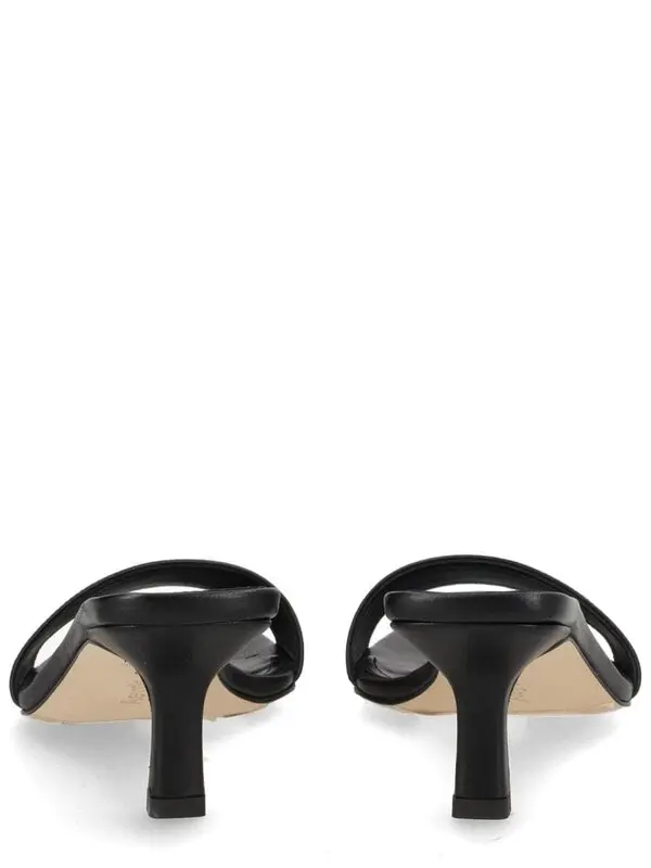 AeydĒ Gilly Leather Sandals - Black