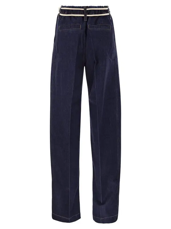 Sportmax Nembi Denim Trousers - Multicolor