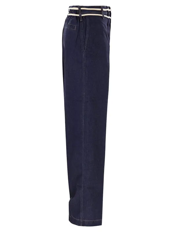 Sportmax Nembi Denim Trousers - Multicolor