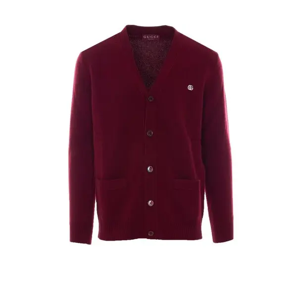 Gucci Embroidered Doppia Gg Cardigan