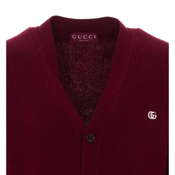 Gucci Embroidered Doppia Gg Cardigan