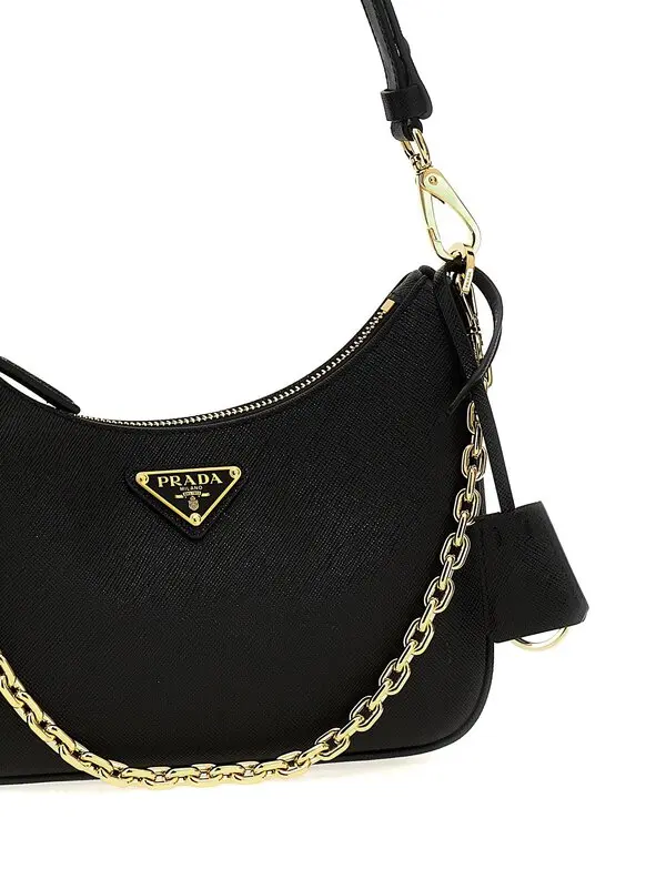 Prada Re-edition Mini Handbag - Black
