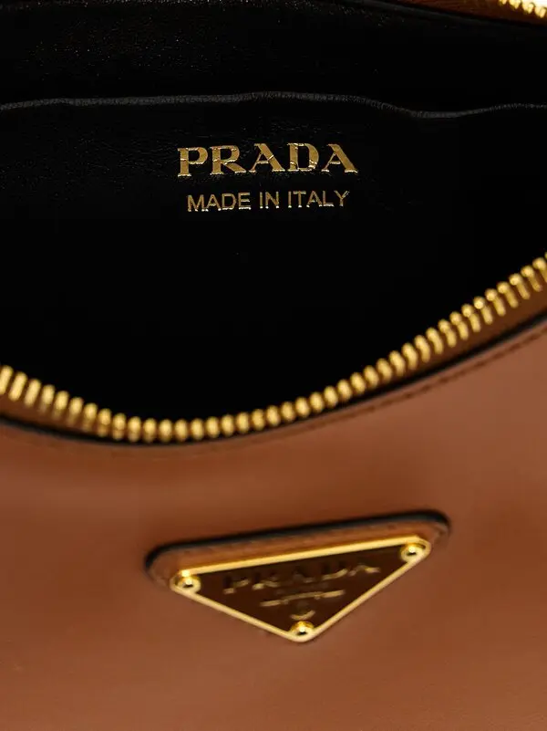 Prada Arquè Shoulder Bag - Brown