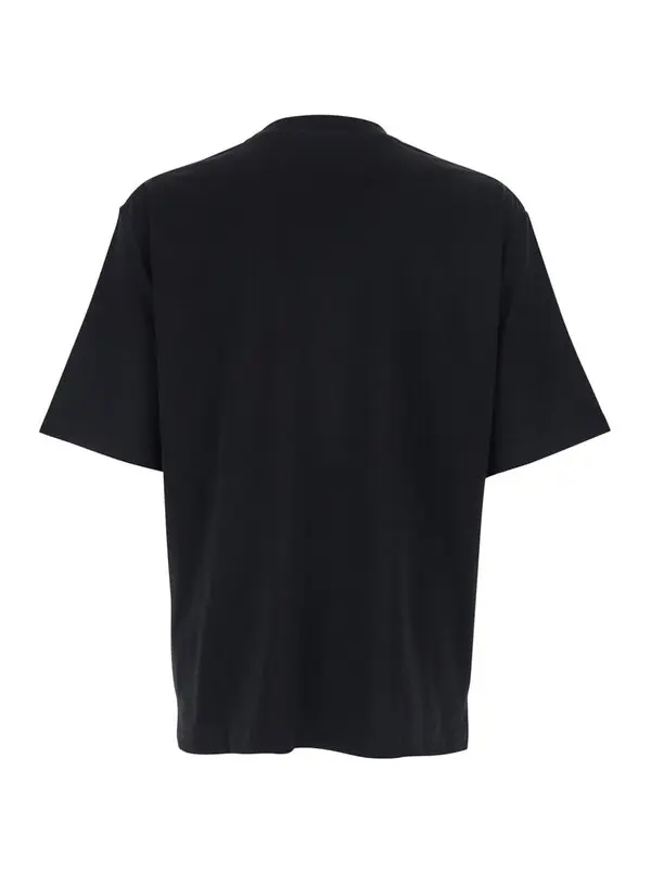 Dsquared2 Crew Neck T-shirt With Logo On The Front In Cotton For
