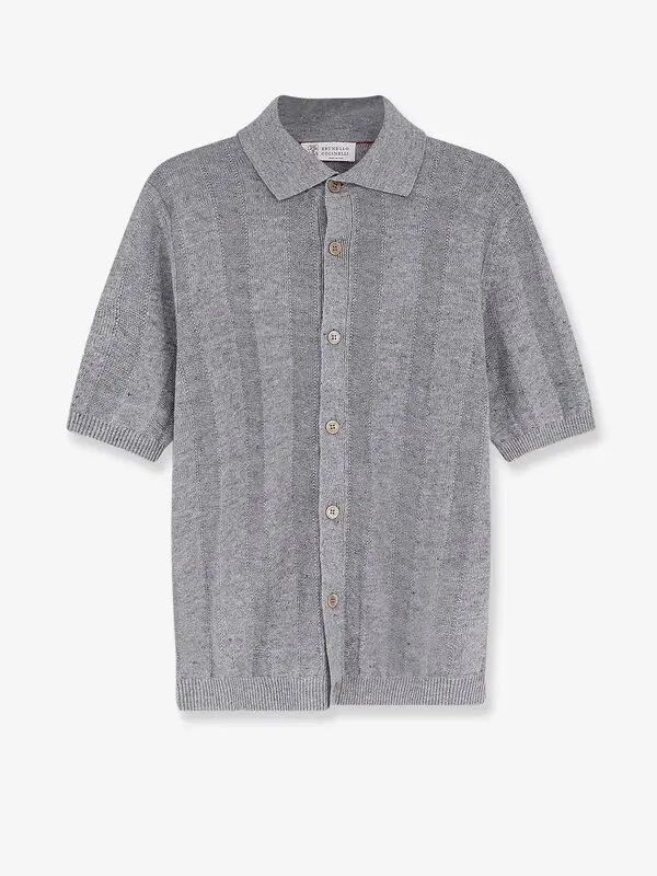 Brunello Cucinelli Linen And Cotton Blend Cardigan - Multicolor
