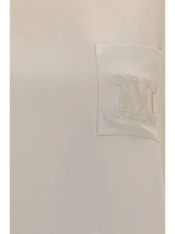 Max Mara Pagano Silk T-shirt - Cream