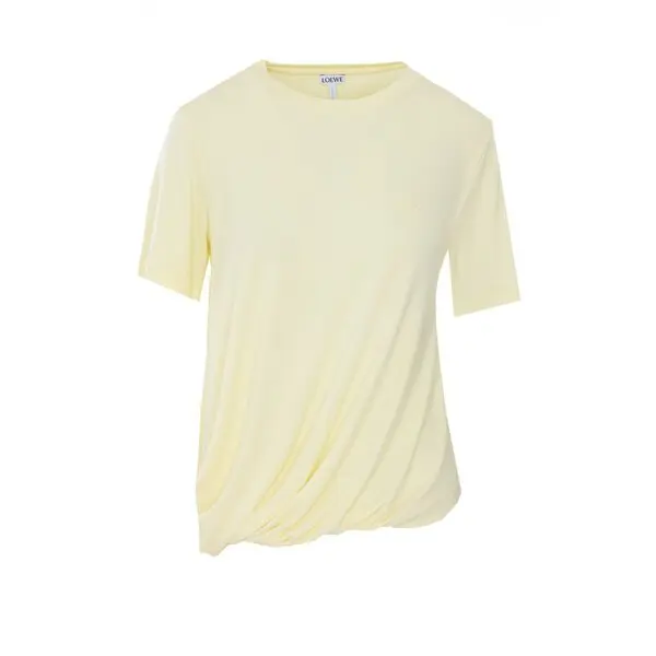 Loewe Twisted Draped Top With Anagram Logo