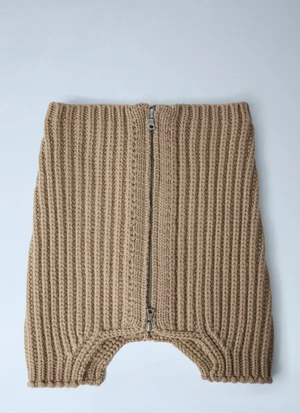 Dries Van Noten Zip-up Scarf - Cream