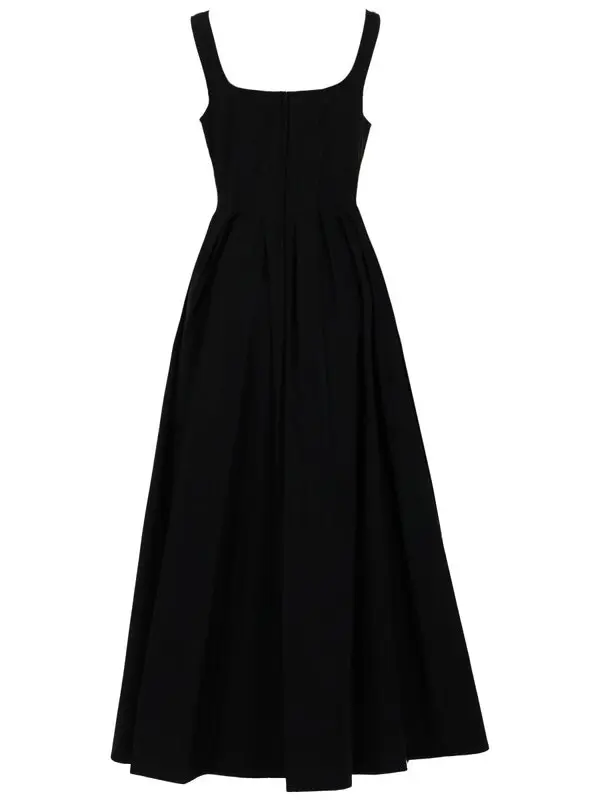Sportmax Abito Lungo In Cotone