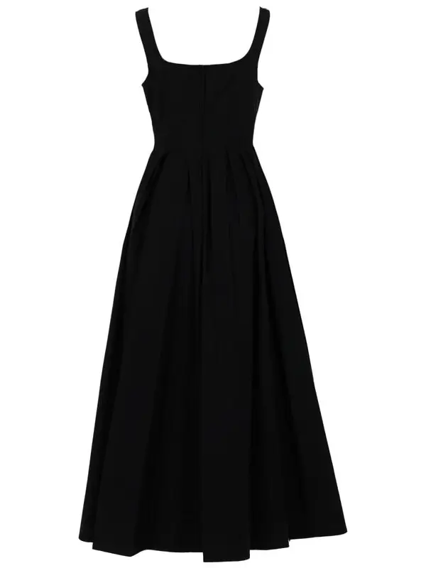 Sportmax Cotton Long Dress - Black
