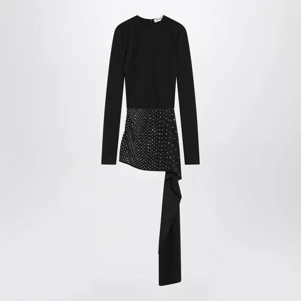 Attico Mini Dress With Thermostrass - Black