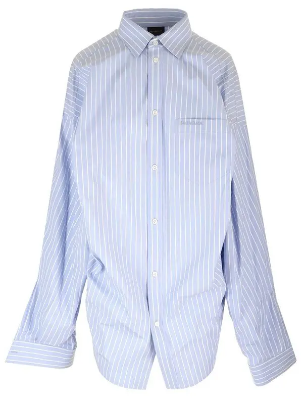 Balenciaga Large Fit Asymmetric Shirt