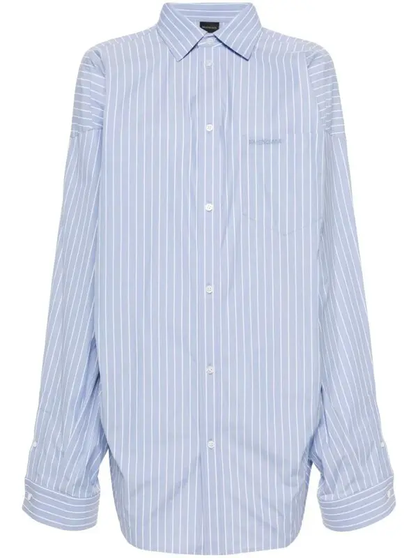 Balenciaga Large Fit Asymmetric Shirt