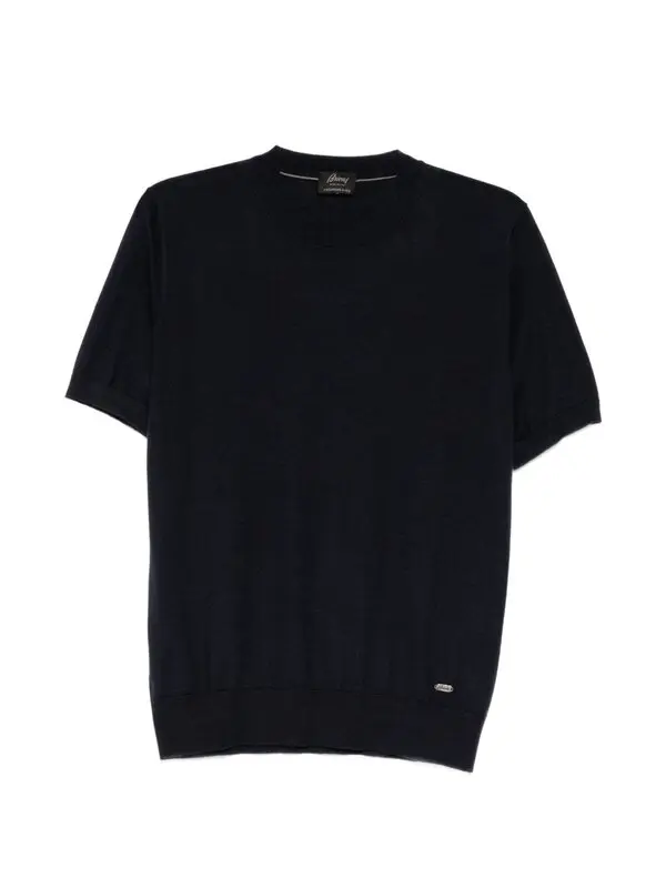 Brioni Cashmere And Silk Blend T-shirt